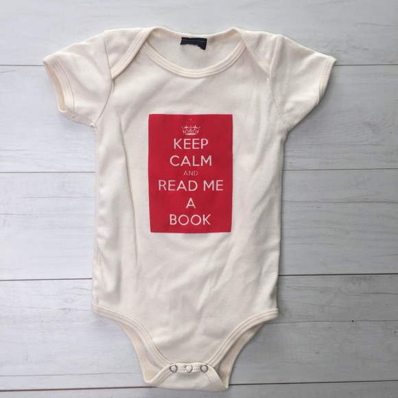 American Apparel | Shirts & Tops | Baby Onesie Keep Calm And Read Me A ...